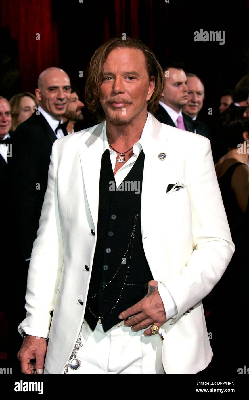 MICKEY ROURKE.81st Annual Academy Awards / OSCARS.at Kodak Theatre ...