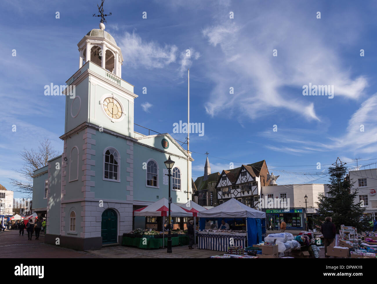 Faversham Town Centre Market Town Historic Stock Photo - Alamy