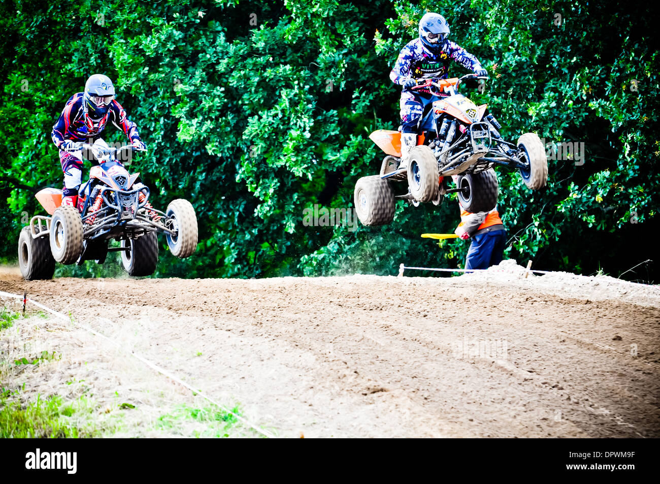 Quad jump hi-res stock photography and images - Alamy
