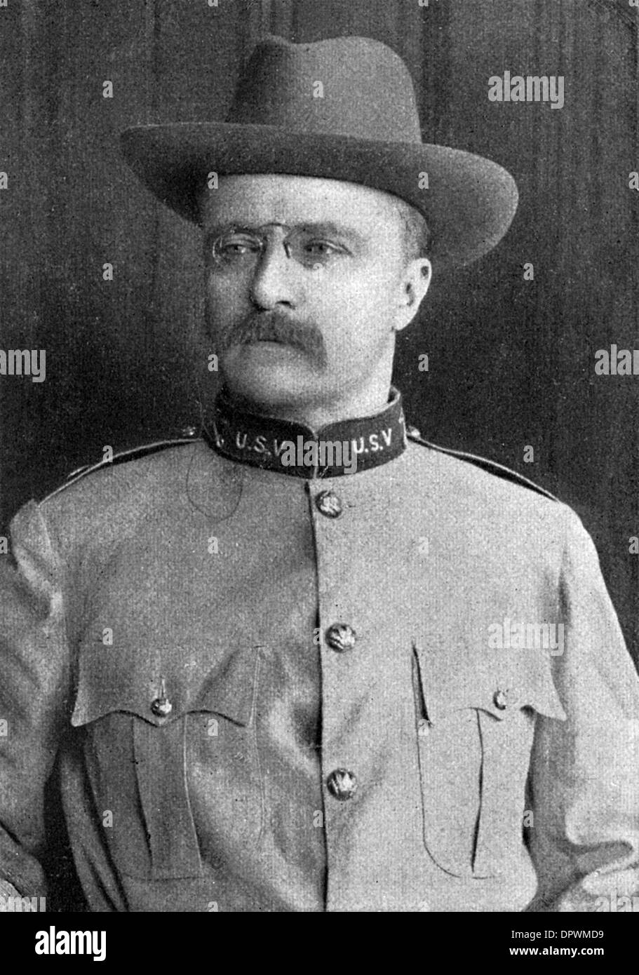 Roosevelt theodore roosevelt Black and White Stock Photos & Images - Alamy