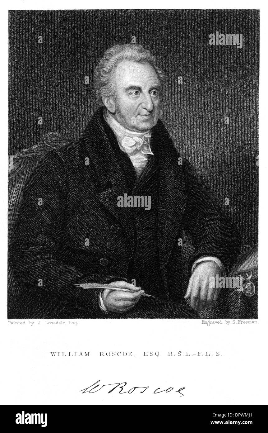 WILLIAM ROSCOE - 2 Stock Photo - Alamy
