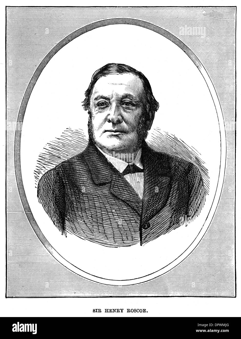 SIR HENRY ROSCOE Stock Photo - Alamy