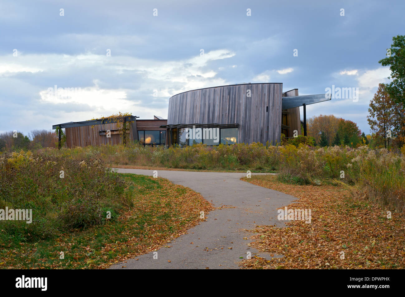 spring lake park reserve visitor center building at schaars bluff near ...