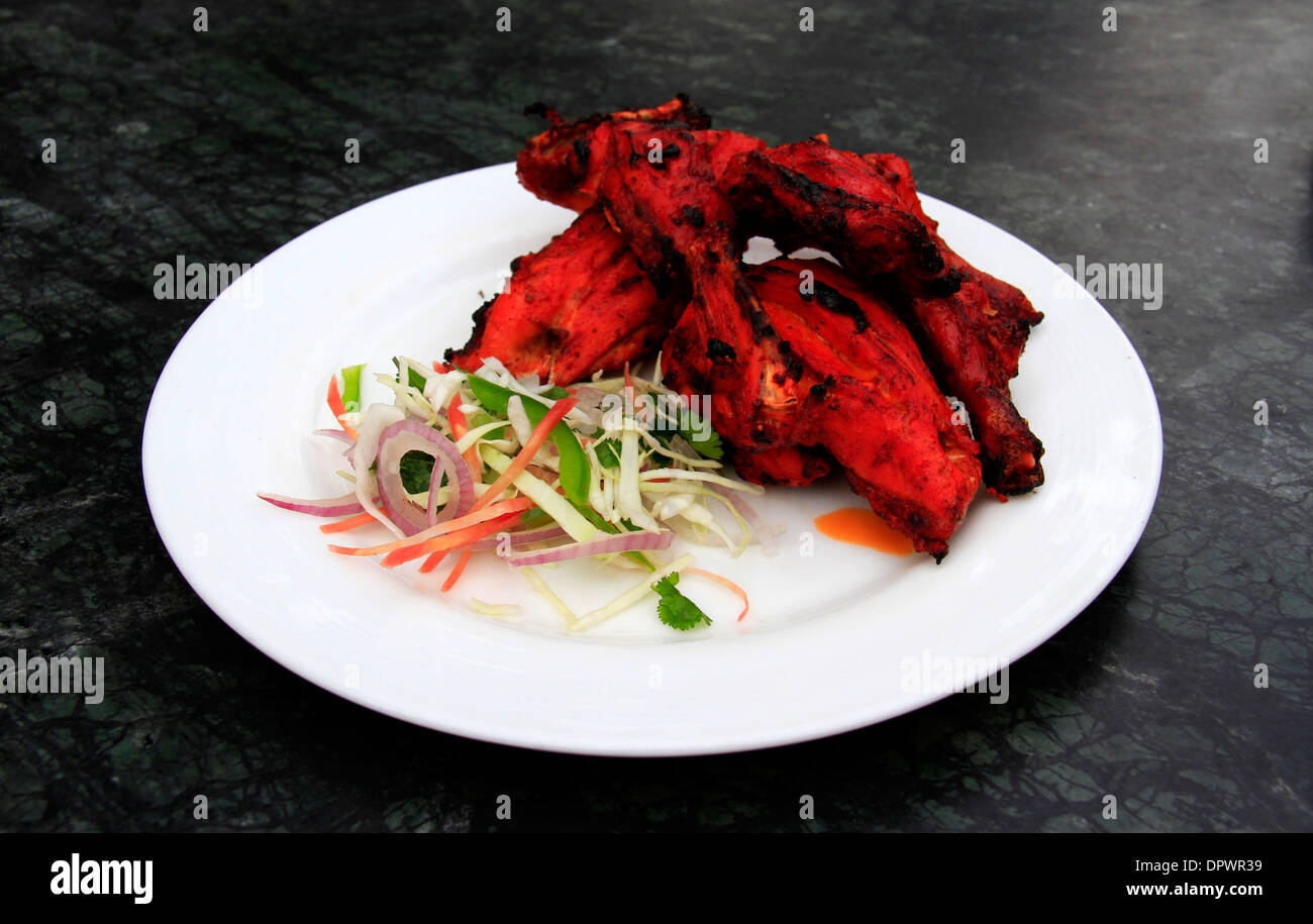 Tandoori chicken india hi-res stock photography and images - Alamy