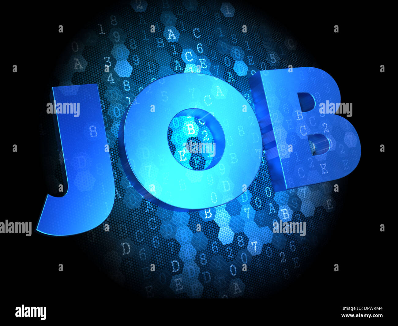 Job on Dark Digital Background Stock Photo - Alamy Job on Dark Digital Background Stock Photo - Alamy