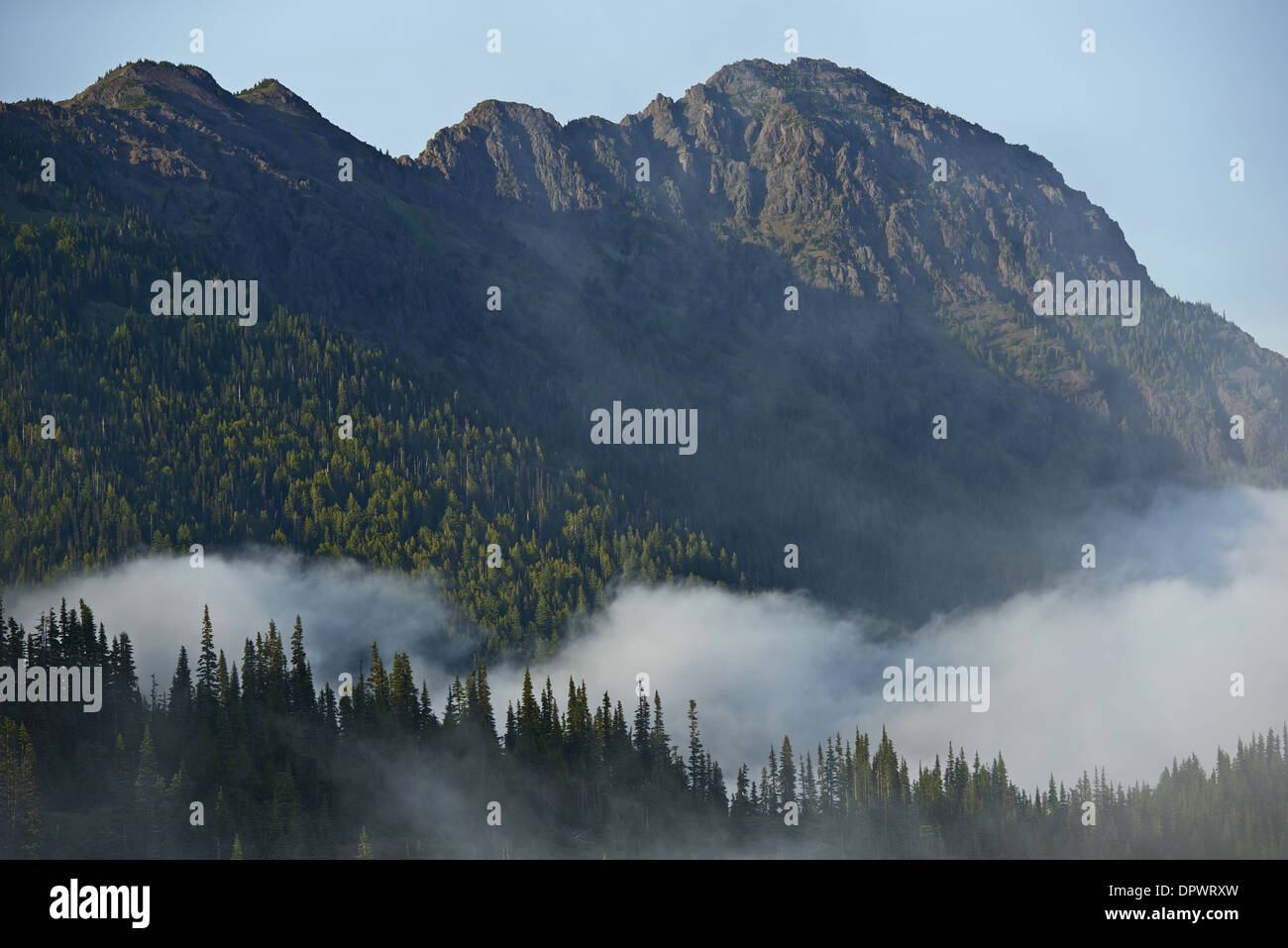 Washington State Olympic Peninsula Mountains in Clouds. Mountains Photo ...