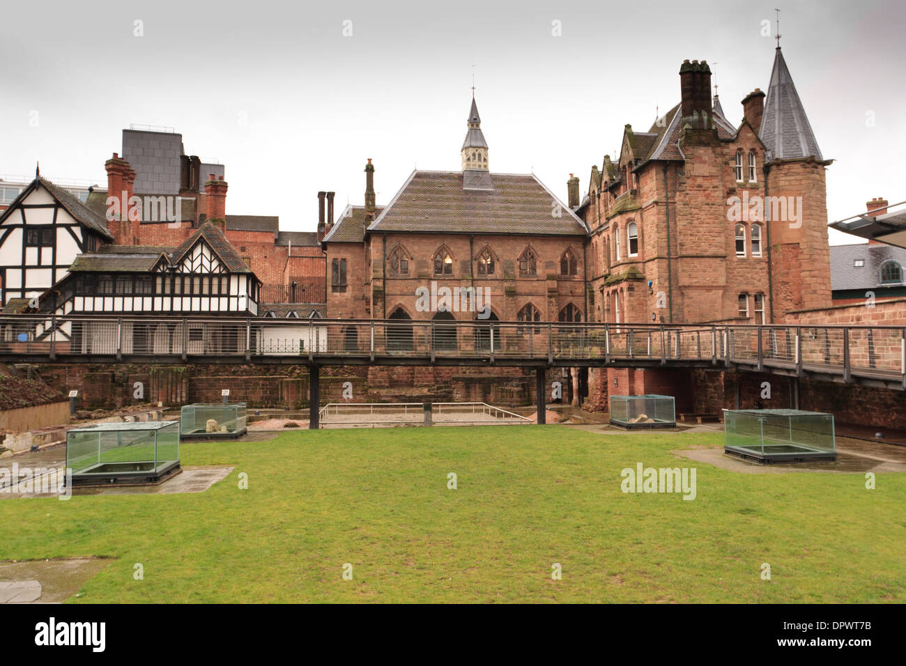 The Priory Visitor Centre built over the remains of first Cathedral in ...