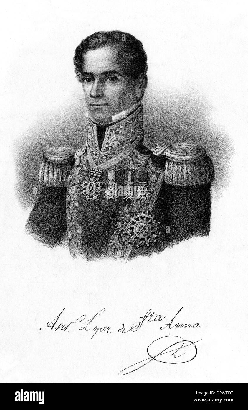 Antonio lopez de santa anna hi-res stock photography and images - Alamy