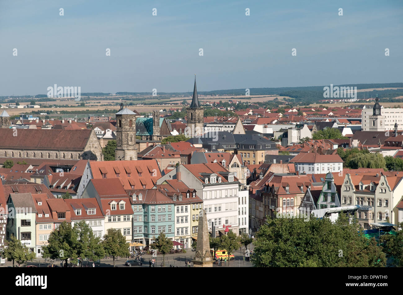 Erfurt from above hi-res stock photography and images - Alamy