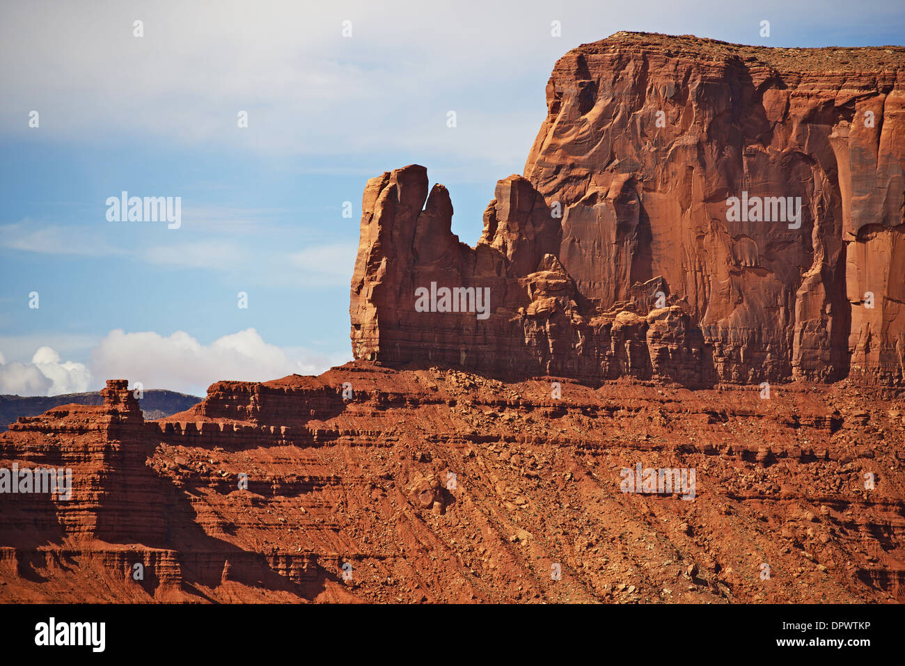 Northern Arizona Sandstone Monuments near Monuments Valley Tribal Park ...
