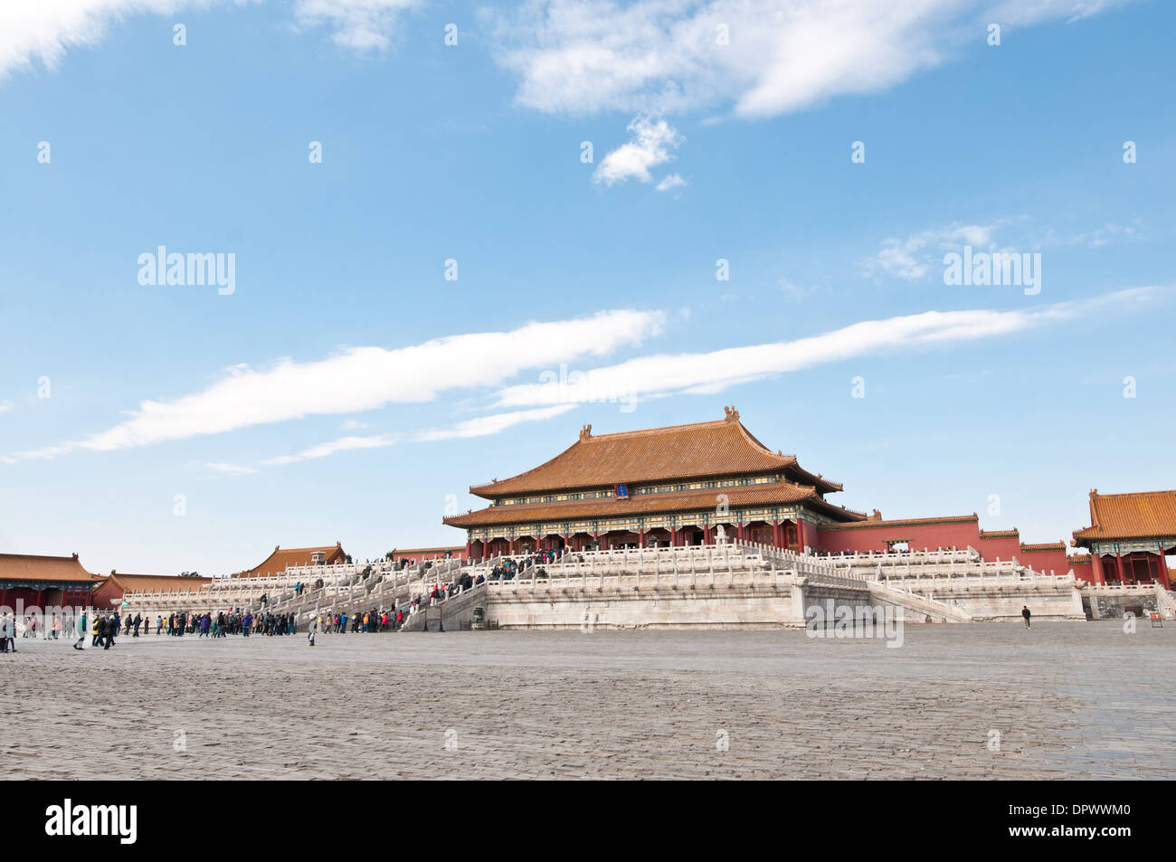 Hall of Supreme Harmony (Taihedian) in Forbidden City, Beijing, China ...
