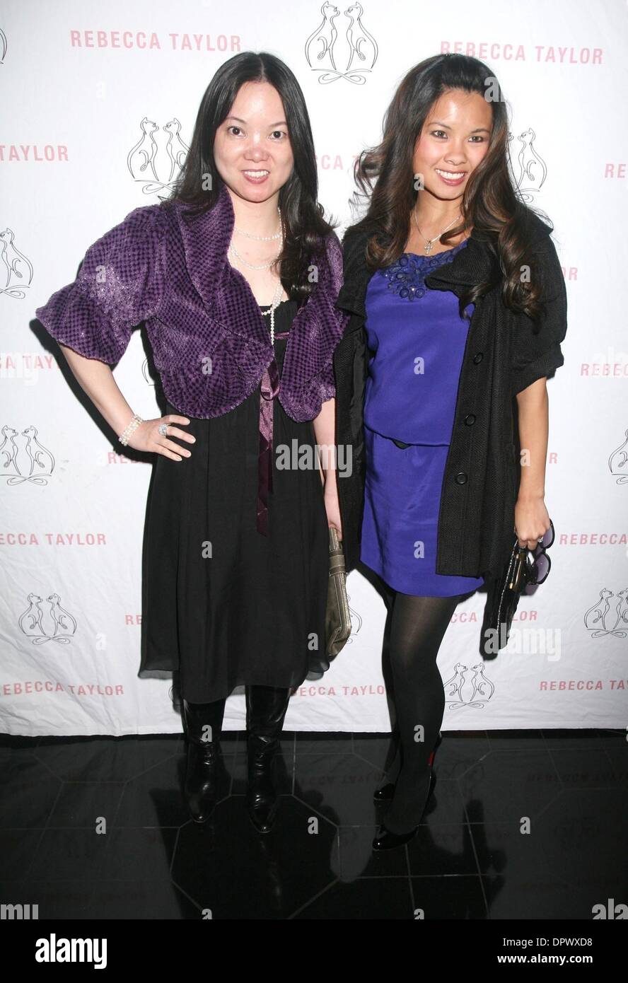 Feb 19, 2009 - New York, New York, USA - Socialite (L) MINA-JACQUELINE ...