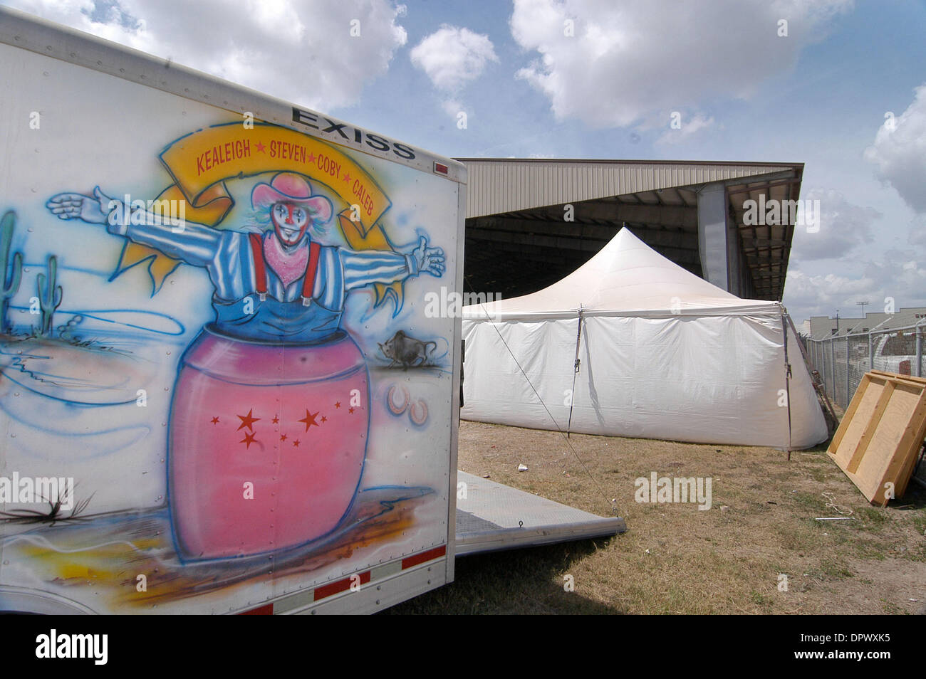 Mar 22, 2009 - Mercedes, Texas, USA - The life of a rodeo clown is one ...