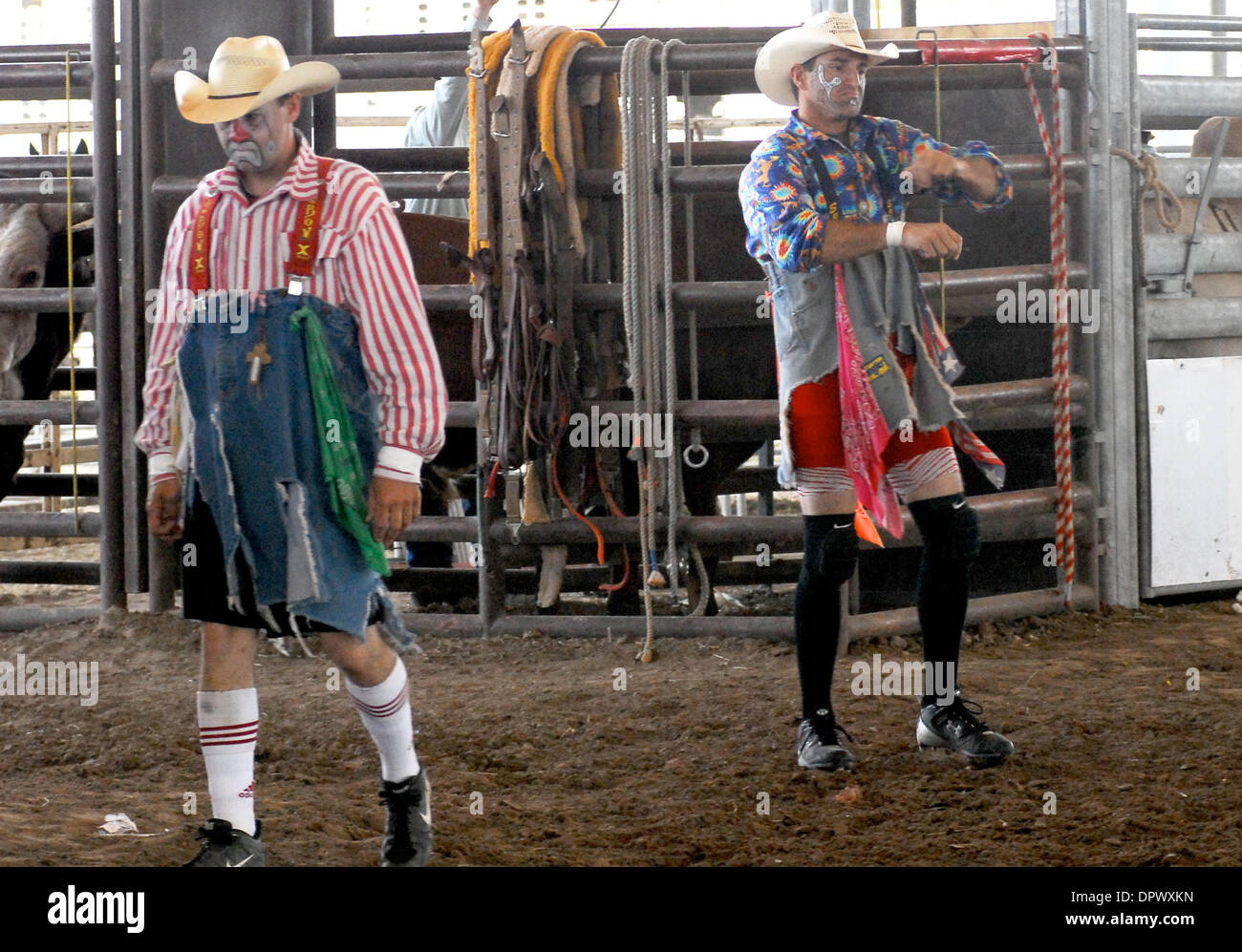 Mar 22, 2009 - Mercedes, Texas, USA - The life of a rodeo clown is one ...