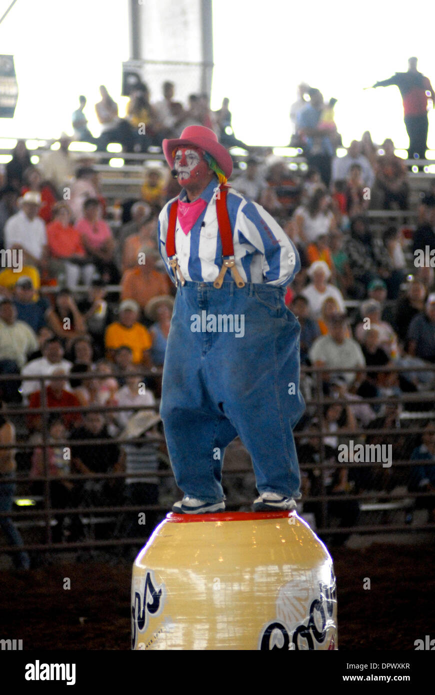 Mar 22, 2009 - Mercedes, Texas, USA - The life of a rodeo clown is one ...