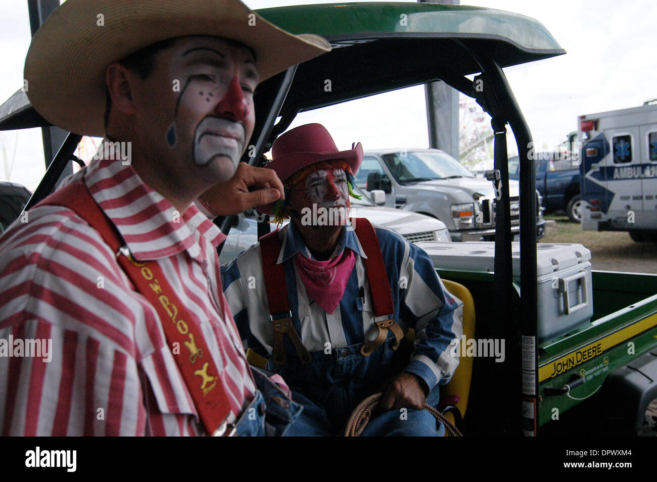 Mar 22, 2009 - Mercedes, Texas, USA - The life of a rodeo clown is one ...