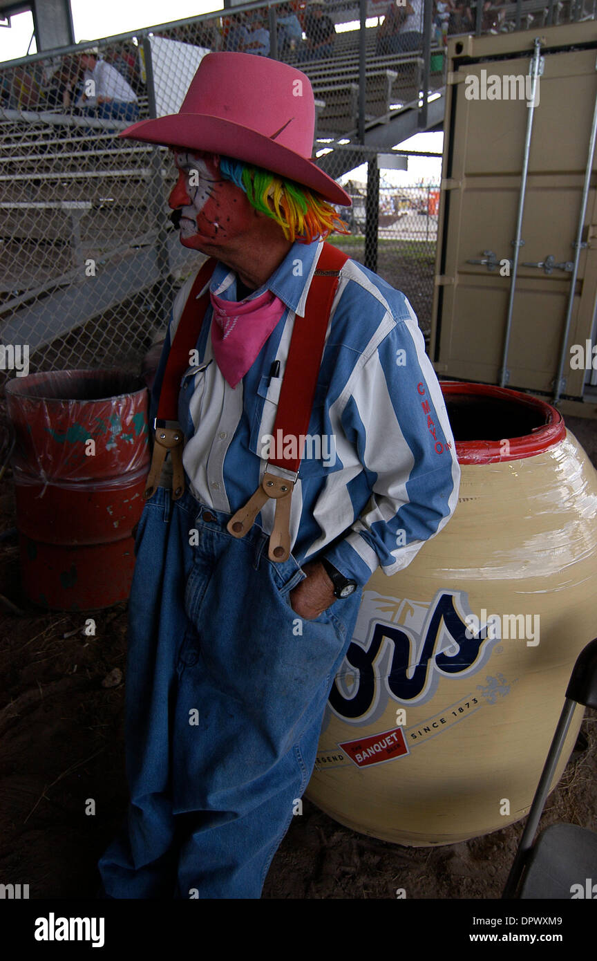 Mar 22, 2009 - Mercedes, Texas, USA - The life of a rodeo clown is one ...