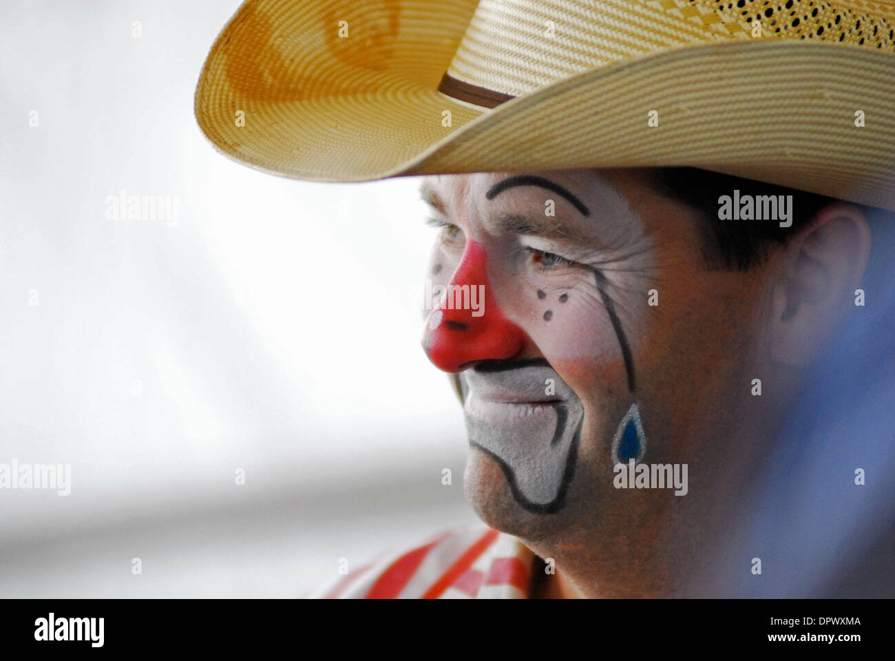 Mar 22, 2009 - Mercedes, Texas, USA - The life of a rodeo clown is one ...