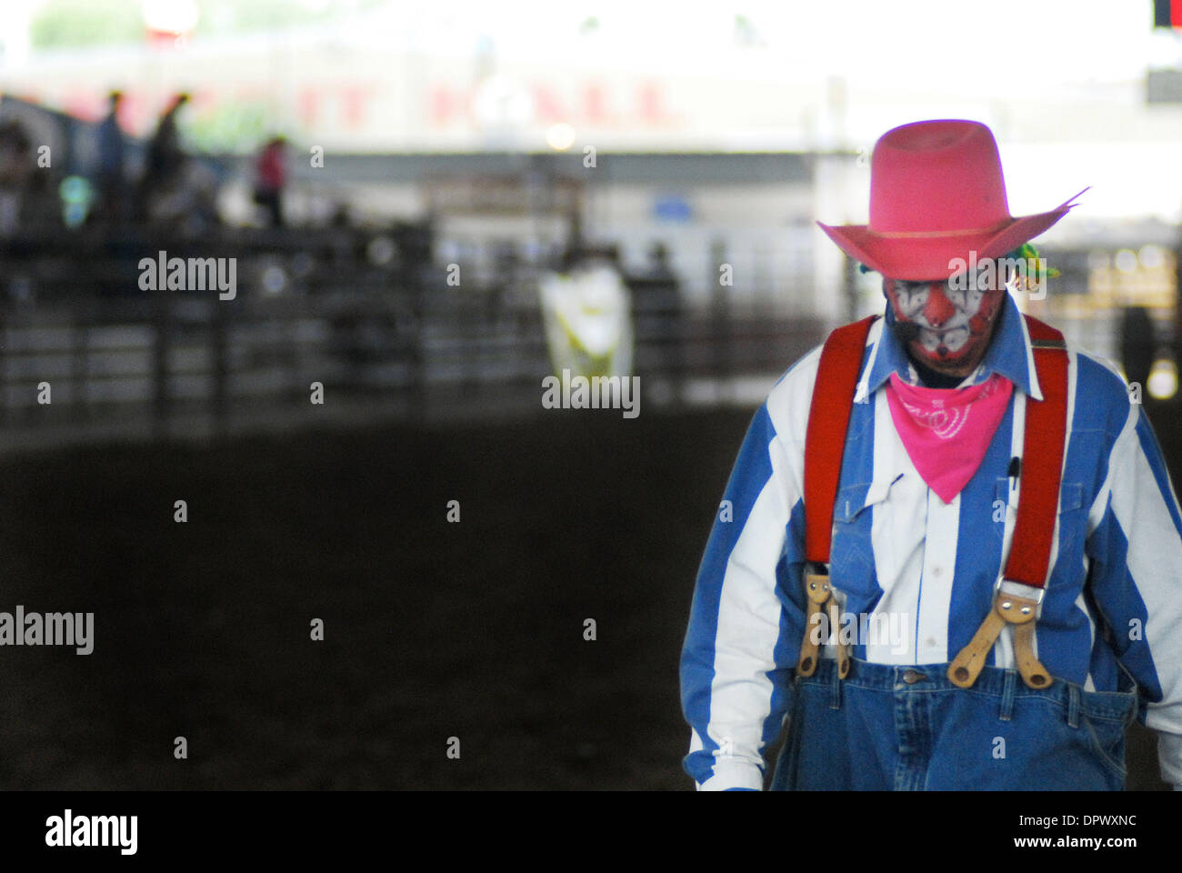 Mar 22, 2009 - Mercedes, Texas, USA - The life of a rodeo clown is one ...