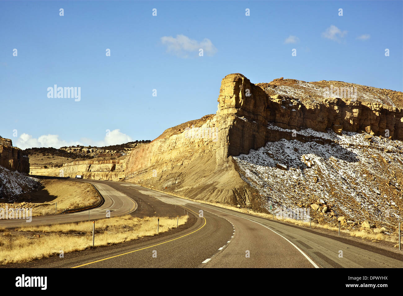 Utah Scenic Interstate Highway I-70 Early Spring. Utah Photo Collection ...