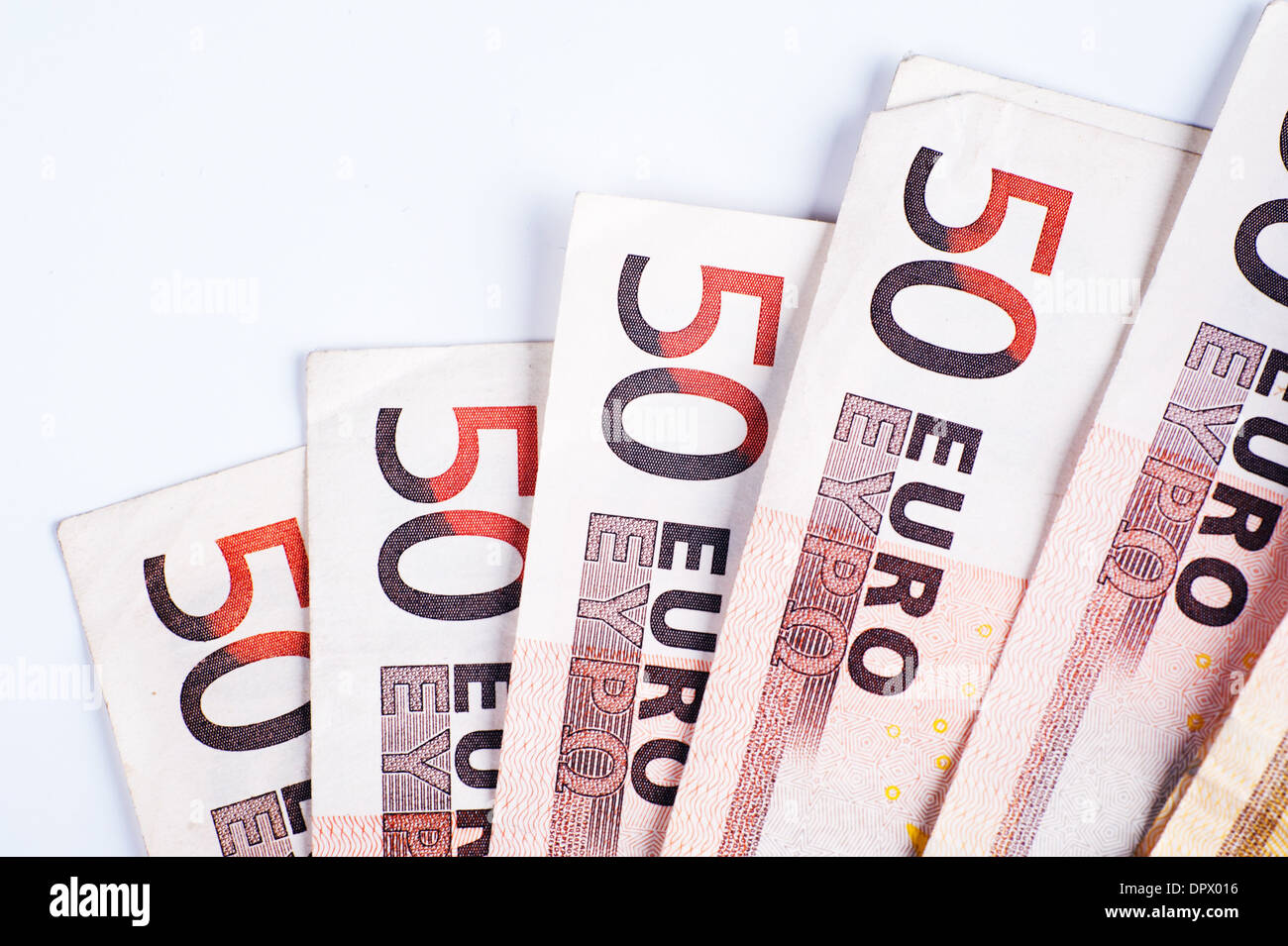 50 Euros Bills Closeup. European Union Currency Stock Photo - Alamy