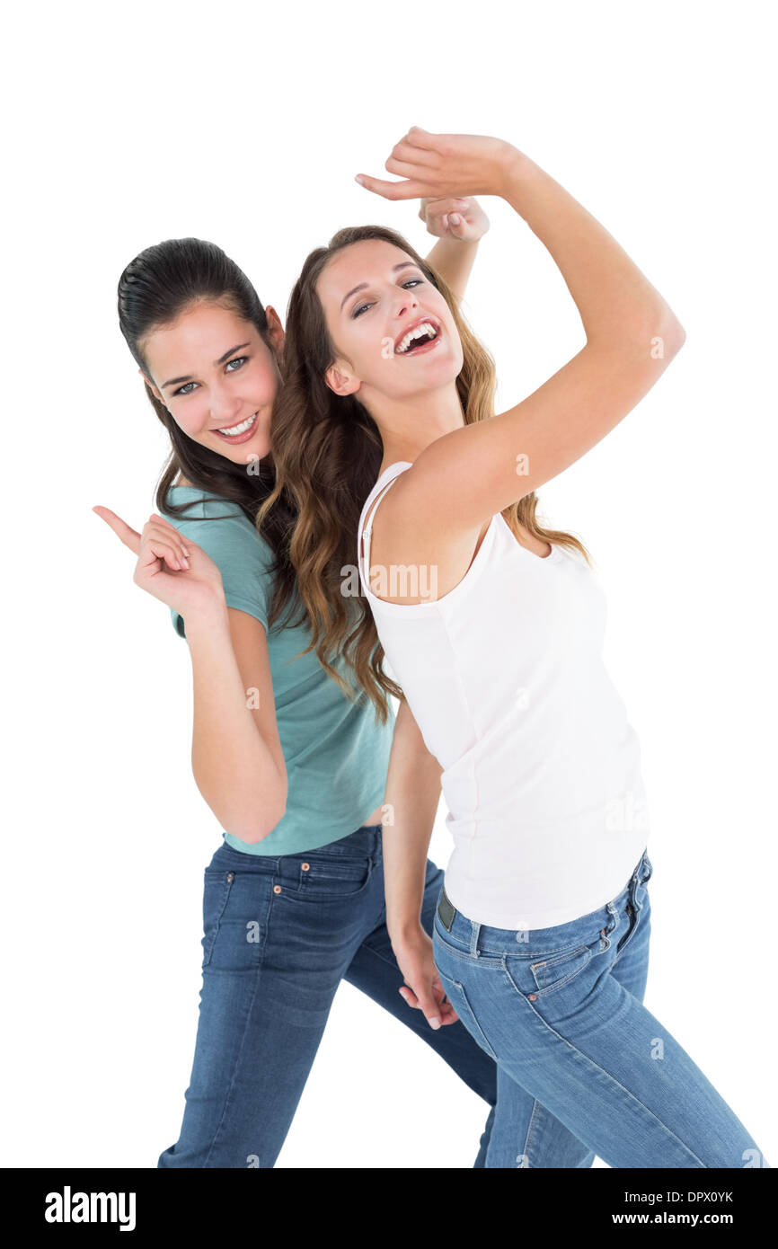 Two friends dancing hi-res stock photography and images - Alamy