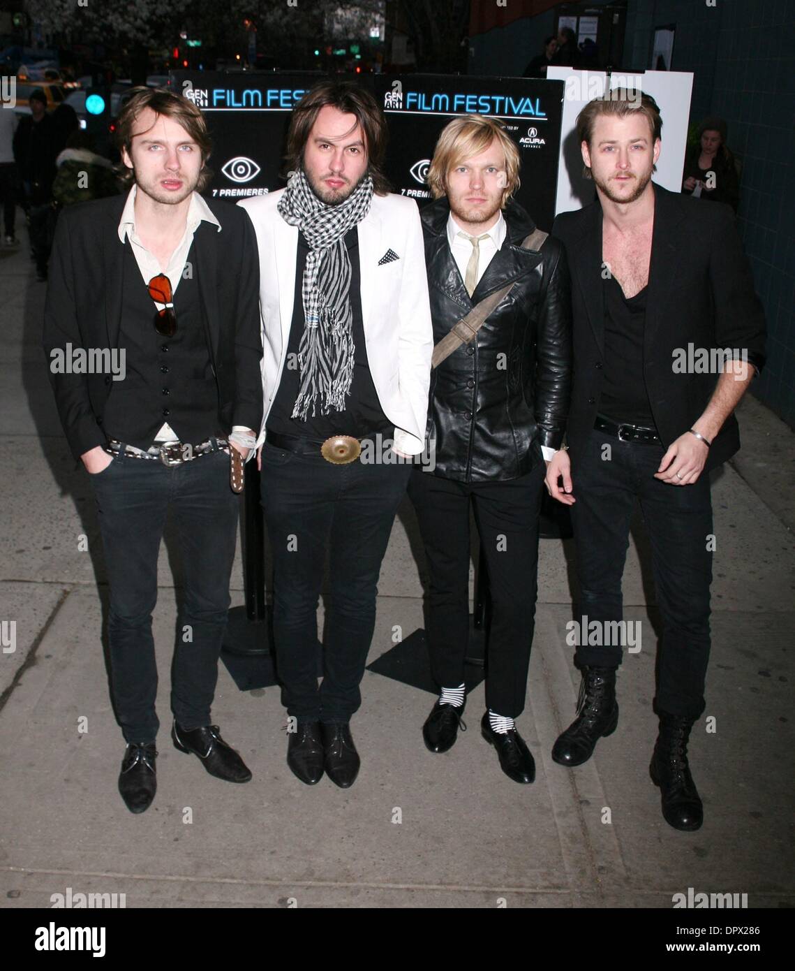 Apr 07, 2009 - New York, New York, USA - Band 'YOUR VEGAS' attends the ...