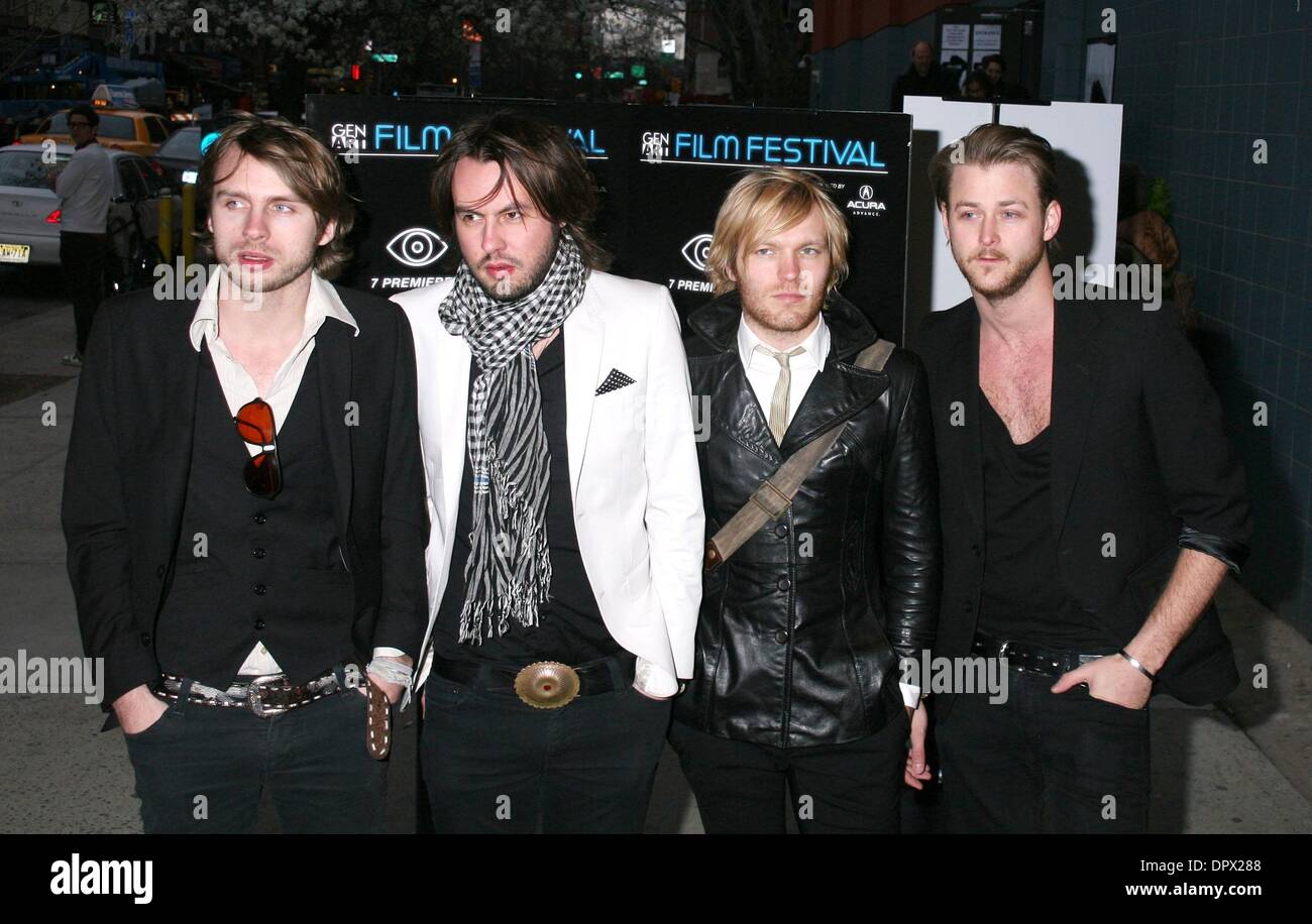 Apr 07, 2009 - New York, New York, USA - Band 'YOUR VEGAS' attends the ...