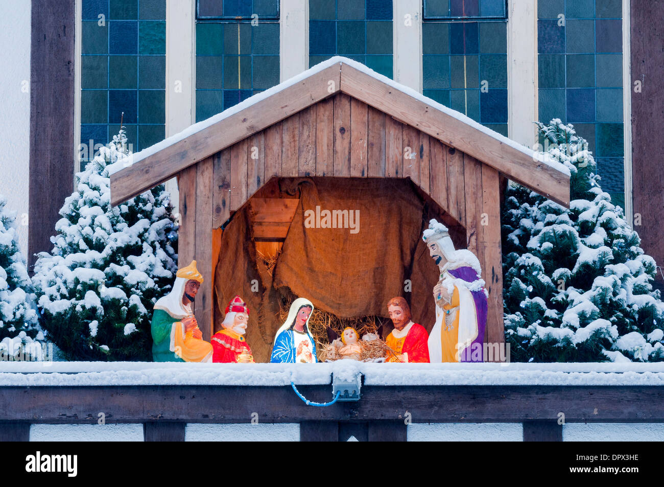 Nativity snow hi-res stock photography and images - Alamy