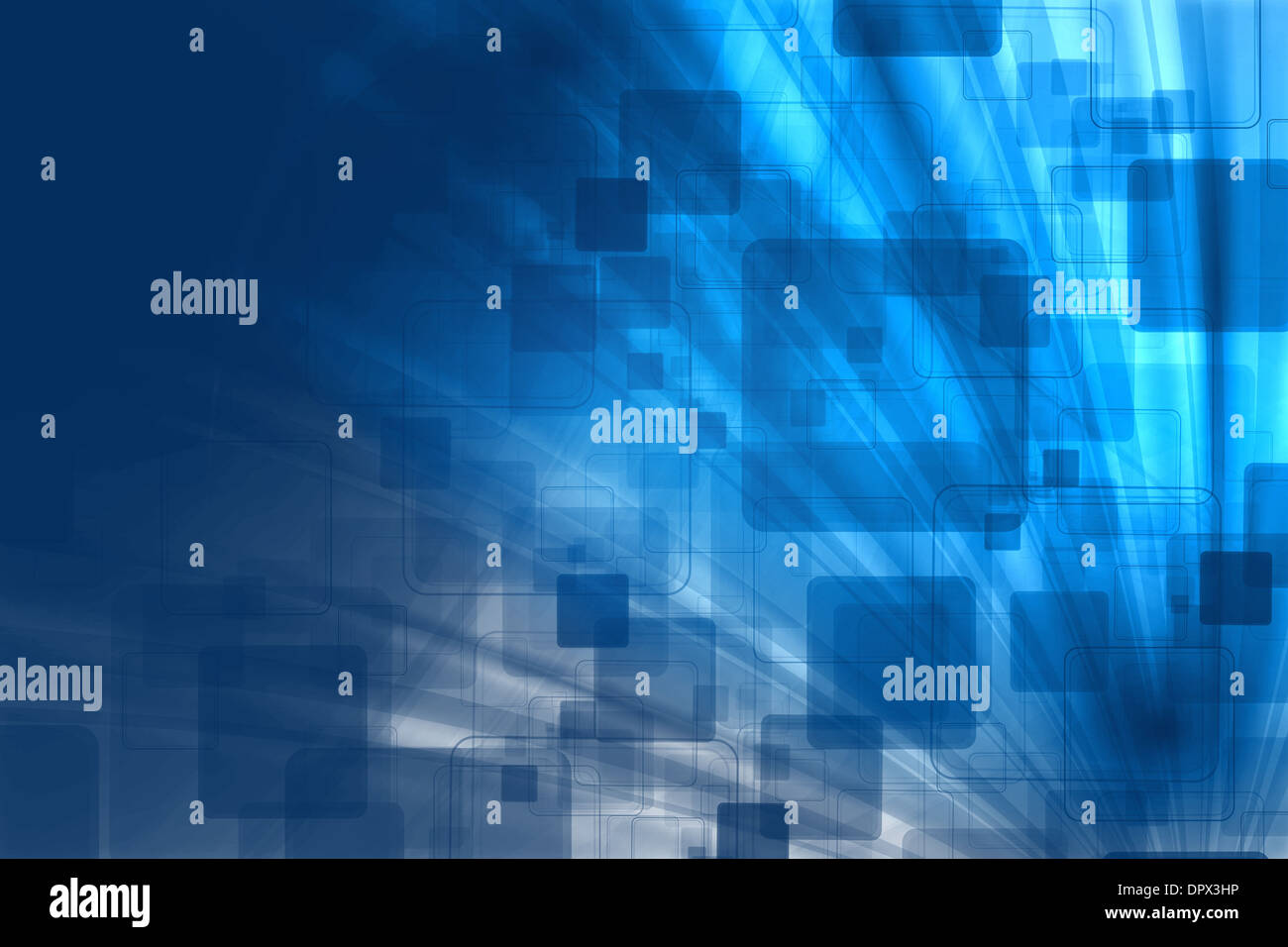 Blue Abstract Background Design. Squares Pattern Stock Photo - Alamy