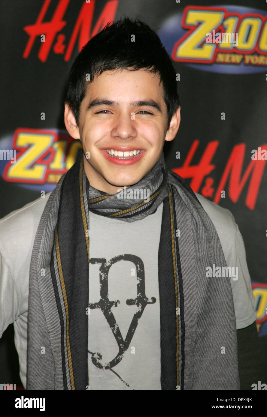Dec 12, 2008 - New York, NY, USA - Singer DAVID ARCHULETA poses for ...