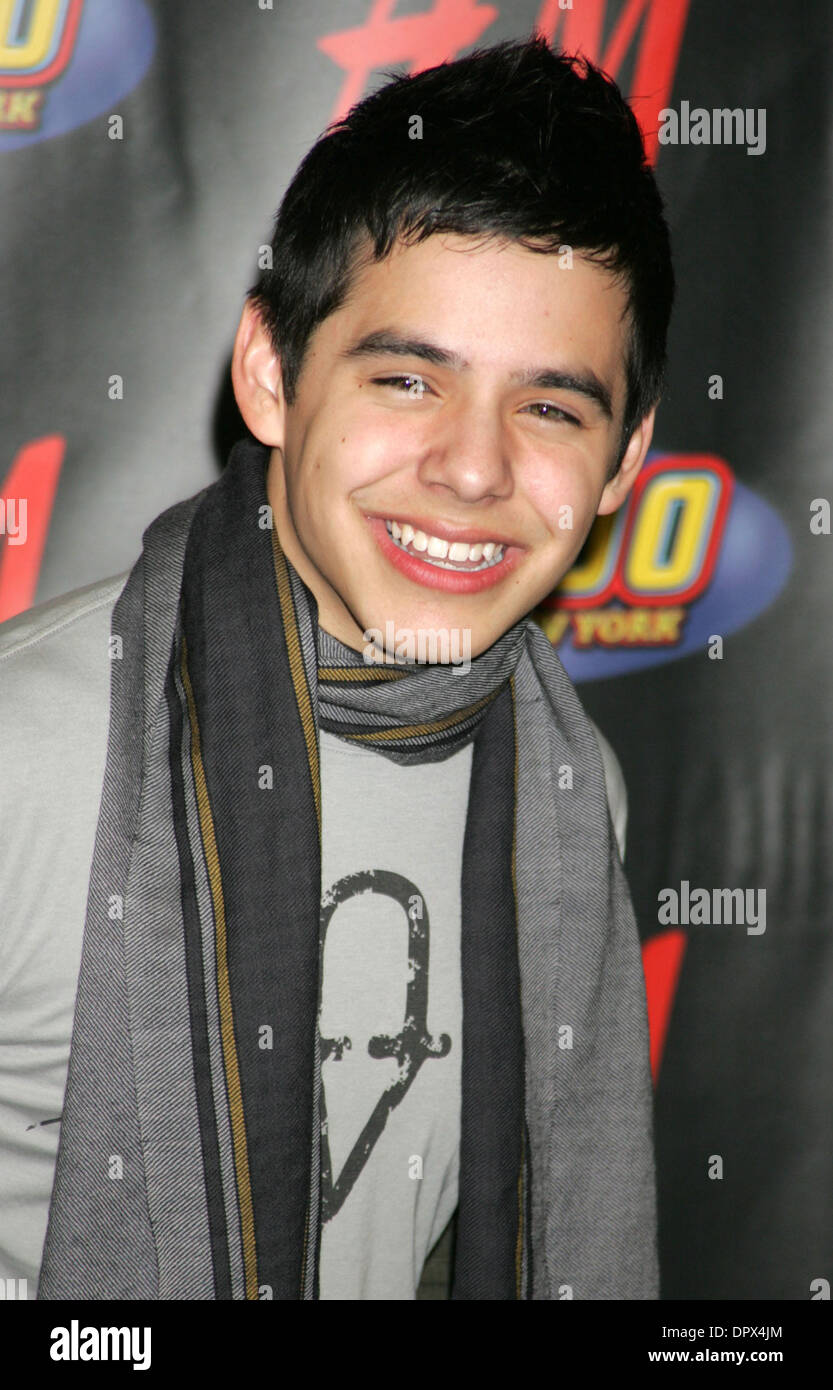 Dec 12, 2008 - New York, NY, USA - Singer DAVID ARCHULETA poses for ...