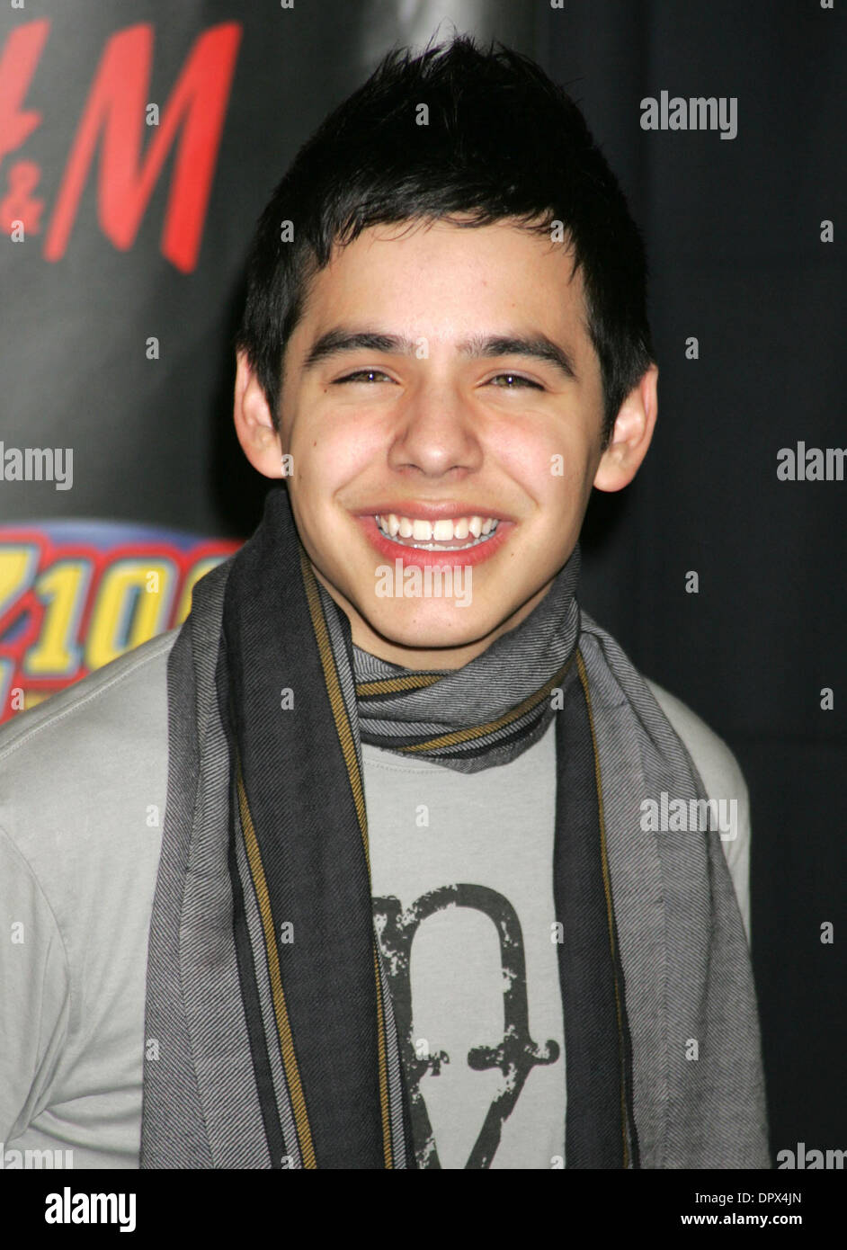 Dec 12, 2008 - New York, NY, USA - Singer DAVID ARCHULETA poses for ...