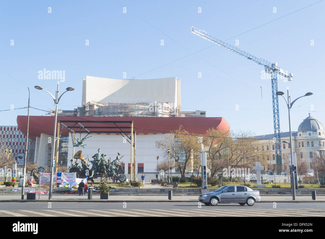 The National Theatre in Bucharest, Romania Stock Photo - Alamy