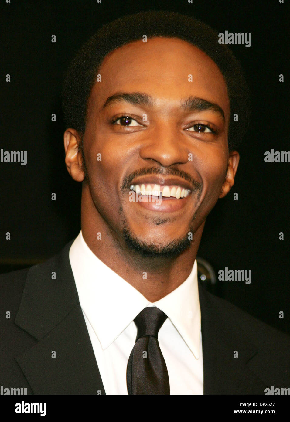 Jan 07, 2009 - New York, NY, USA - Actor ANTHONY MACKIE at the world ...