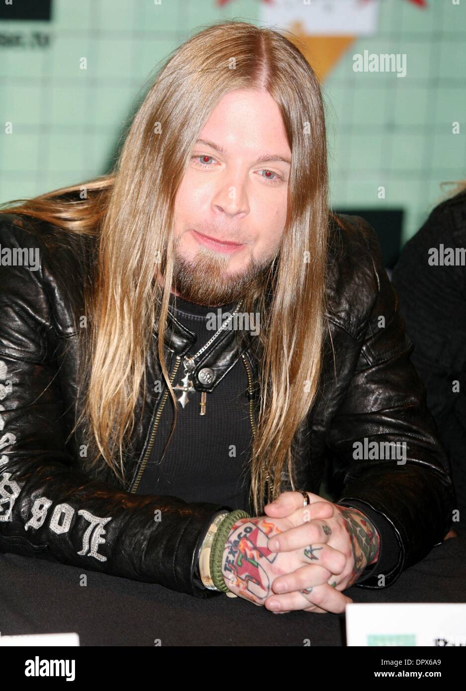 Mar 16, 2009 - New York, New York, USA - DROWNING POOL band member RYAN ...