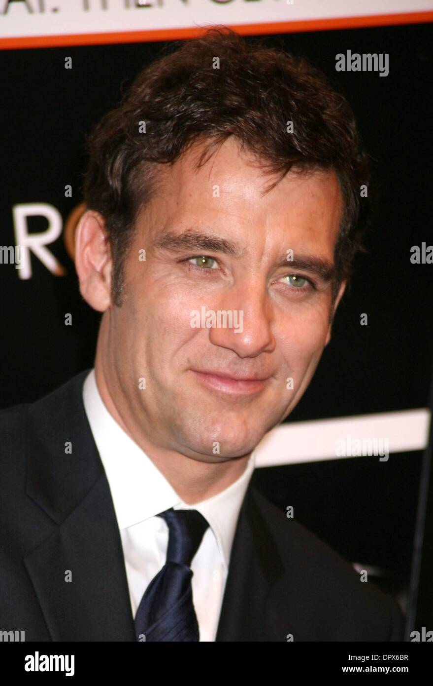 Mar 16, 2009 - New York, New York, USA - Actor CLIVE OWEN at the New ...