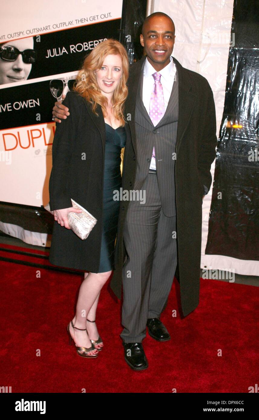 Mar 16, 2009 - New York, New York, USA - Actor RICK WORTHY and GUEST at ...