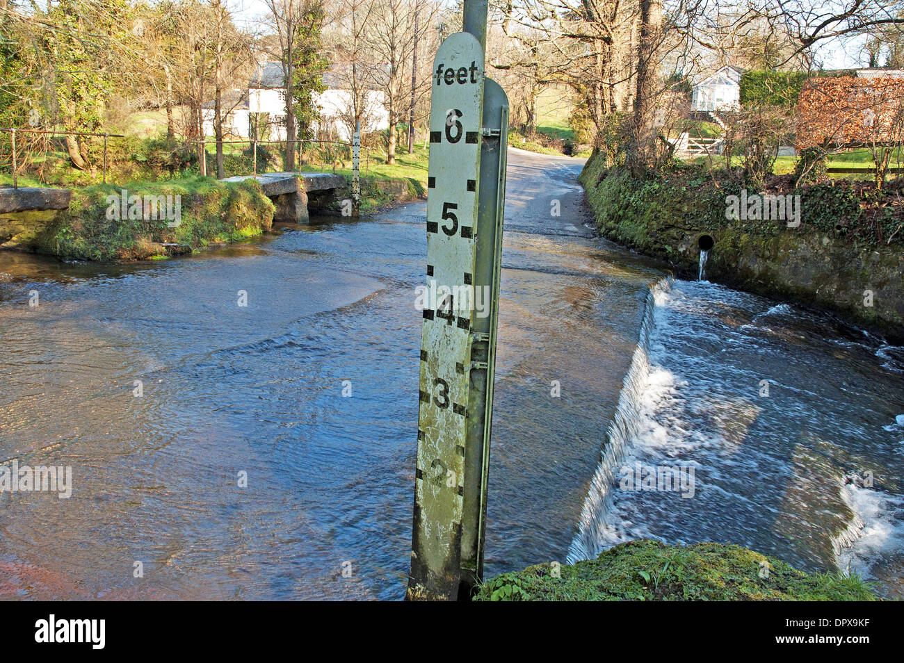 A ford in a country lane Stock Photo - Alamy