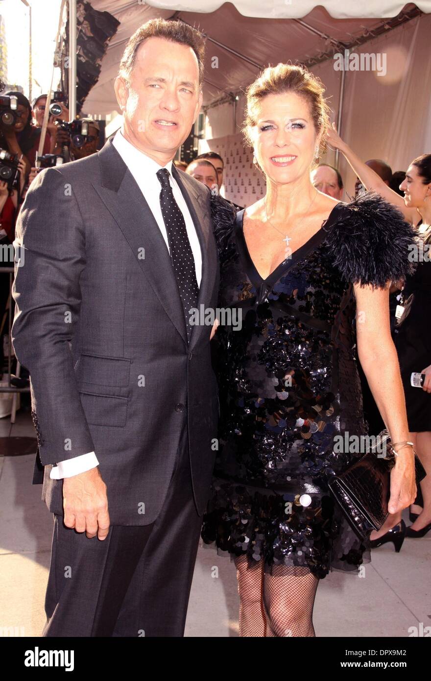 Apr 27, 2009 - New York, New York, USA - Actor TOM HANKS and wife RITA ...