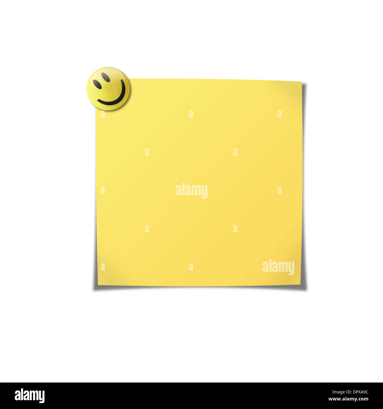 Smiley blank sheet note paper hi-res stock photography and images - Alamy