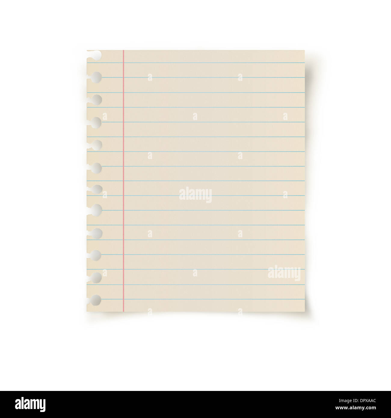 Old Vintage Note Paper Stock Photo - Alamy