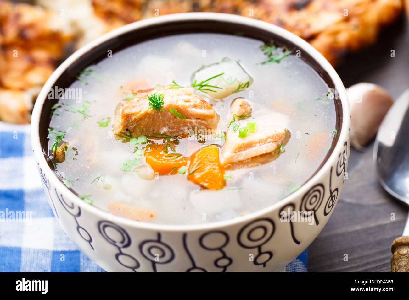 Russian fish soup hi-res stock photography and images - Alamy
