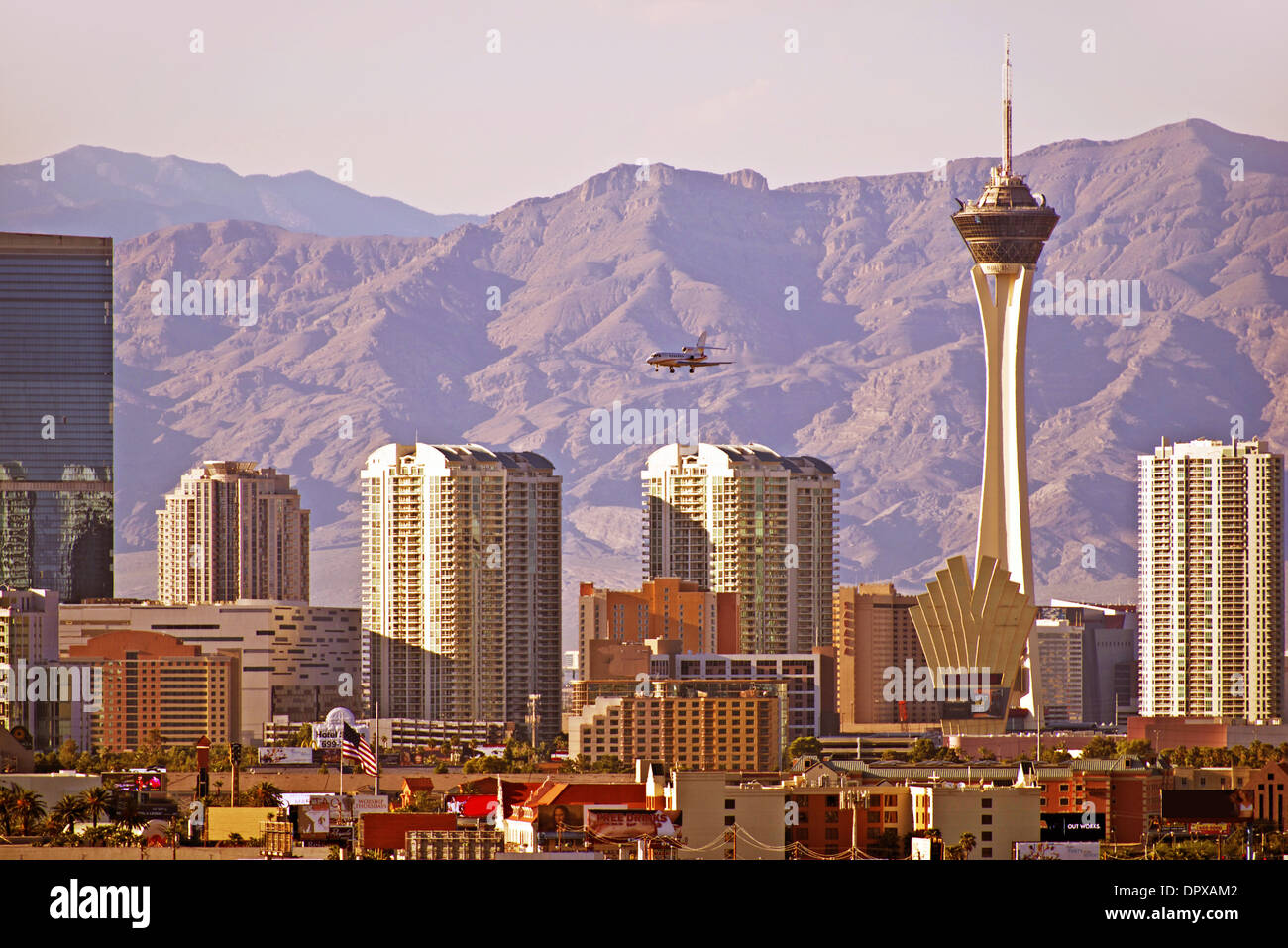 Vegas Cityscape. Las Vegas, Nevada Downtown Skyline. United States ...