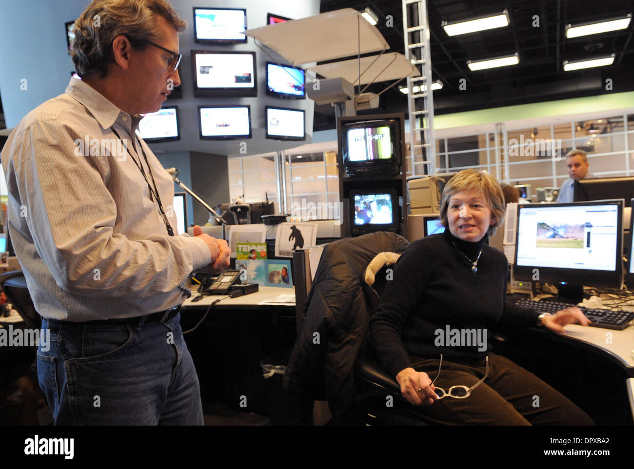 Cnn newsroom atlanta georgia hi-res stock photography and images - Alamy