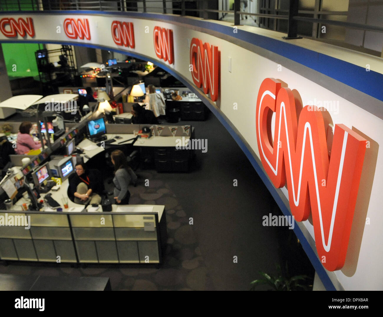 Cnn newsroom hi-res stock photography and images - Alamy