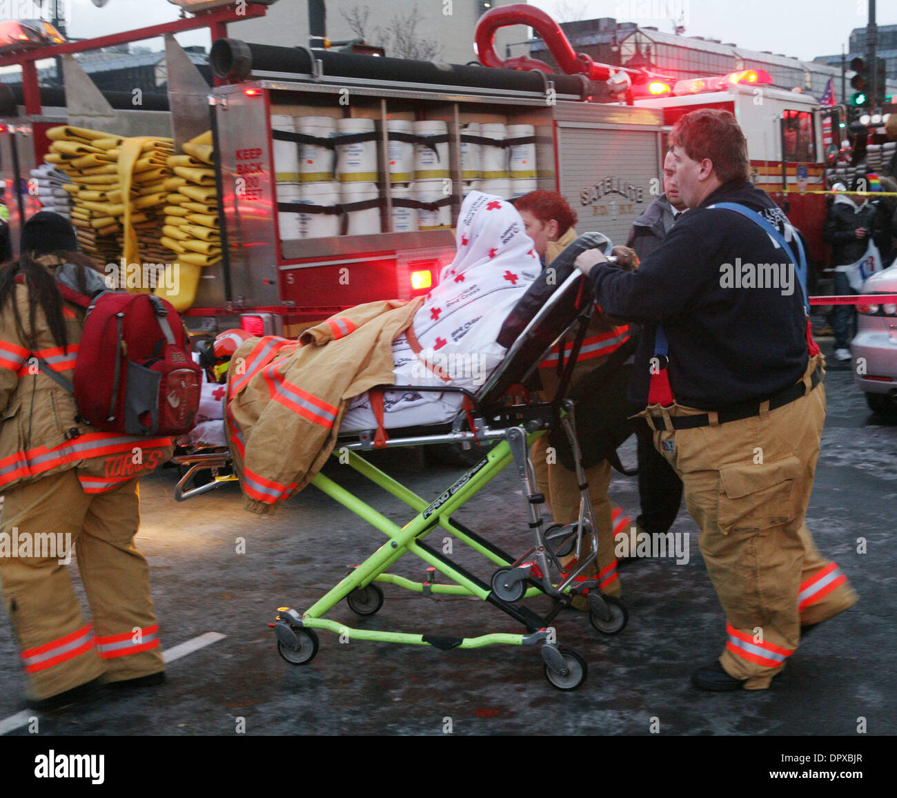 Jan 15, 2009 - New York, NY, USA - A crash victim from the US Airways ...
