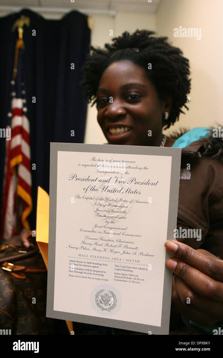 2009 inauguration ticket hi-res stock photography and images - Alamy