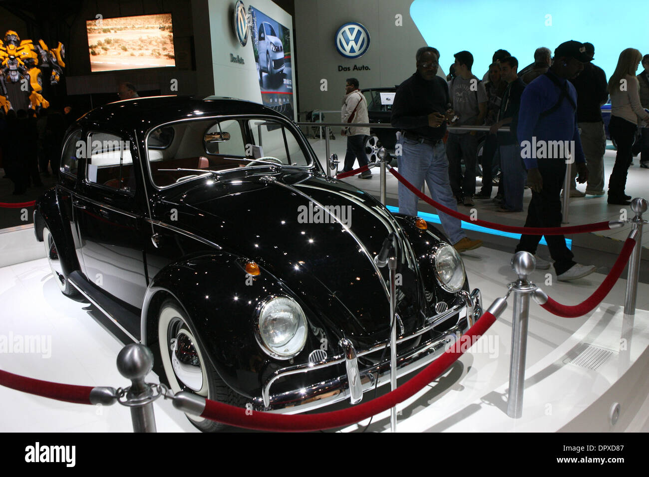 Apr 15, 2009 - Manhattan, N.Y, USA - A Classic Volkswagen Beetle is ...