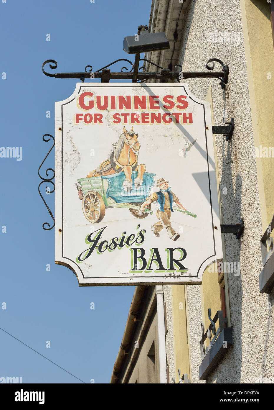 Guinness sign Ballyshannon County Donegal Ireland Stock Photo - Alamy